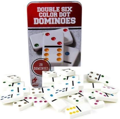 Dominoes Metal Box - Brain Box Games