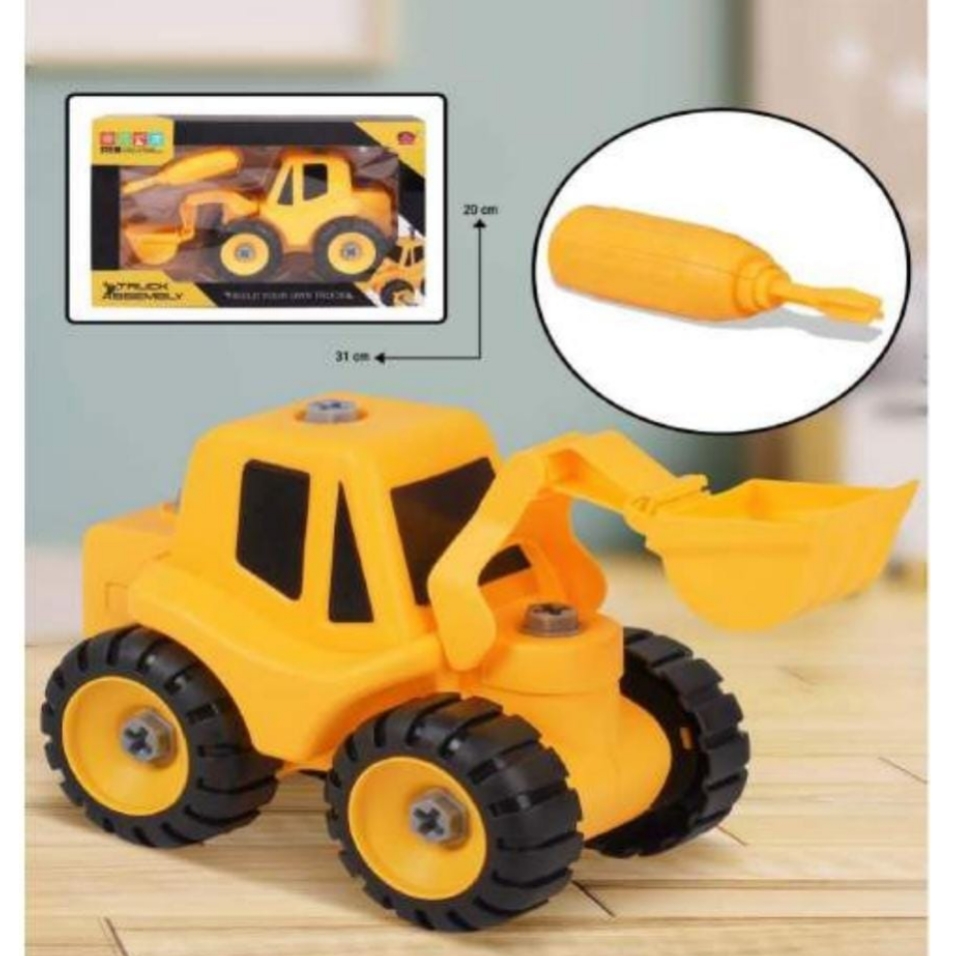 DIY JCB Assembly - STEM - Brain Box Games